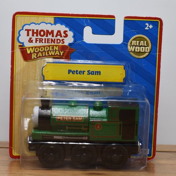 Tomy | Toys | Peter Sam Square Funnel Rare Thomas Friends Wooden ...